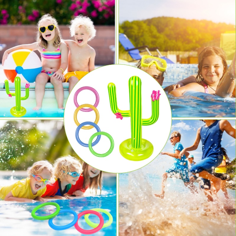 Inflatable Throwing Circle Toys Throwing Circle Garden Pool Game ...