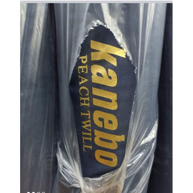 Peach twill kanebo part 3 Navy blue sold per roll 60" width 70 yards in one roll | Shopee ...