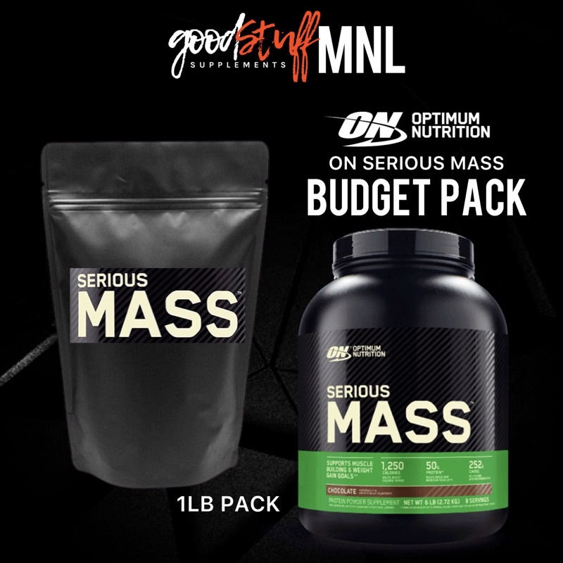 ON Serious Mass 1lb & 2lbs pack | Optimum Nutrition Mass Gainer ...