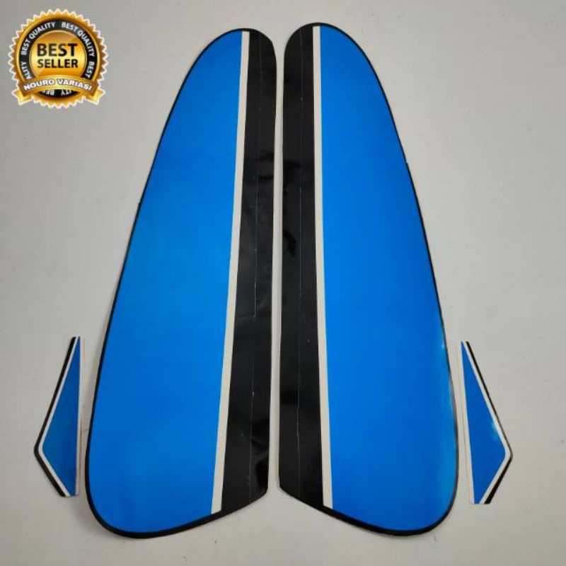 Original Honda CB 100 CB 125 blue standard sticker trim Striping ...
