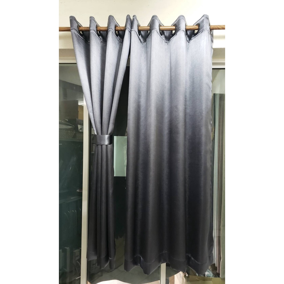 Uv Protection Curtain Model lining (lining) Gray Black Very Beautiful ...