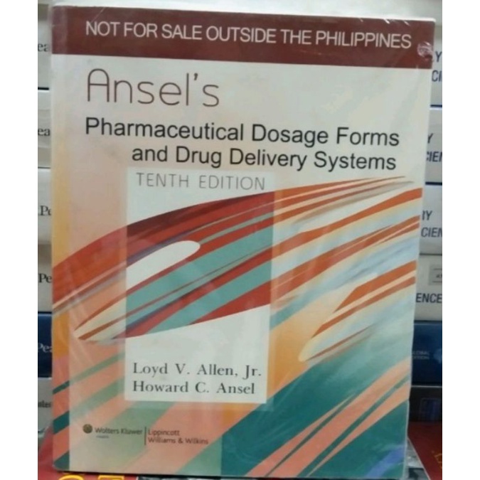 ANSEL'S PHARMACEUTICAL DOSAGE FORMS 10TH EDITION SECOND HAND | Shopee ...