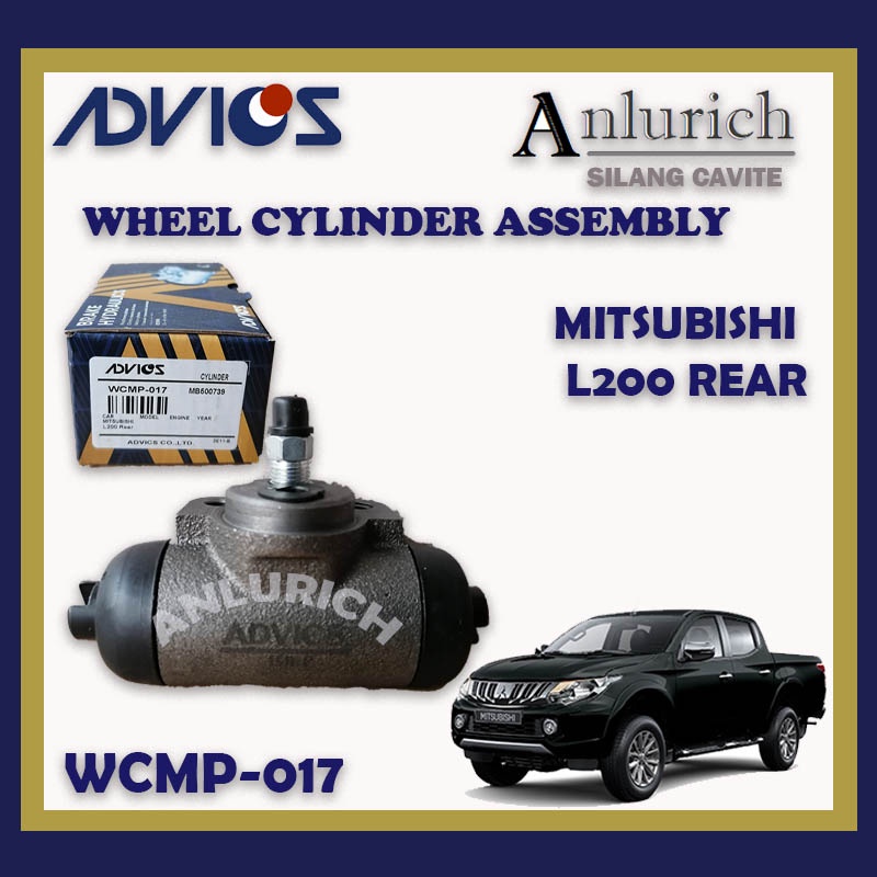 ADVICS WHEEL CYLINDER CYLINDER ASSEMBLY Mitsubishi L200 Rear WCMP-017 ...