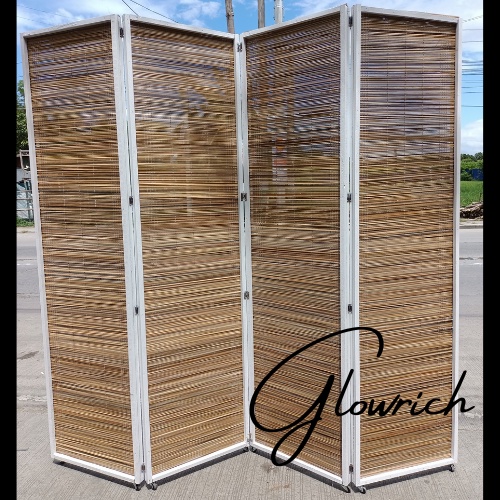 DIVIDER WITH WHEELS or with STAND/MOVEABLE ROOM PARTITION 4 PANEL 6FT X ...