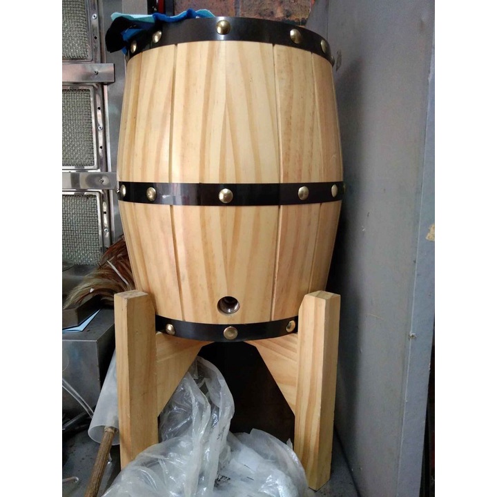 Wooden Whisky Barrel Dispenser Beer Barrel Beer Tower | Shopee Philippines