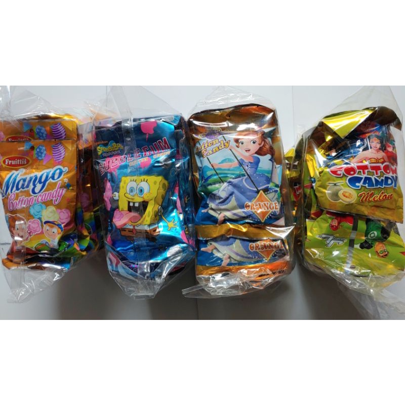 4 Pack Cotton Candy 12pcs Assorted | Paninda, Party, Giveaways, Kids ...