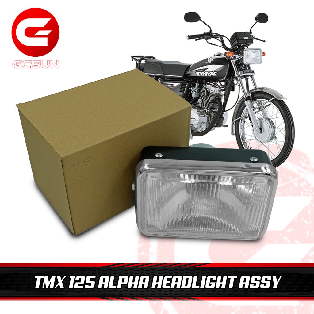 TMX 125 ALPHA HEADLIGHT ASSY - GCSUN MOTORCYCLE | Shopee Philippines