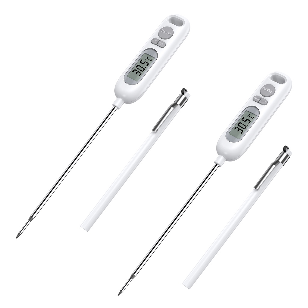 ORIA Waterproof Digital Food Thermometer Instant Read Kitchen Cooking ...