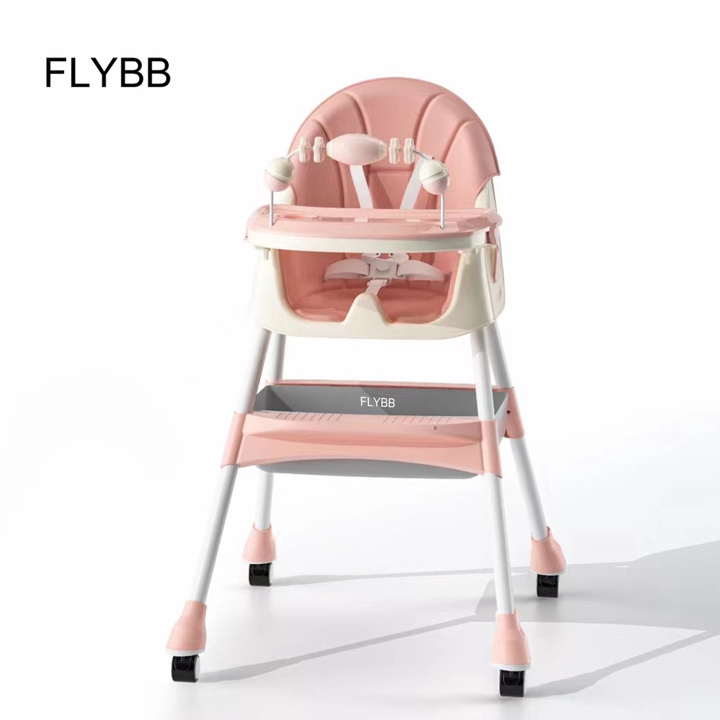 Flybb High Chair For Baby Adjustable Baby Eating Chair Feeding Foldable ...