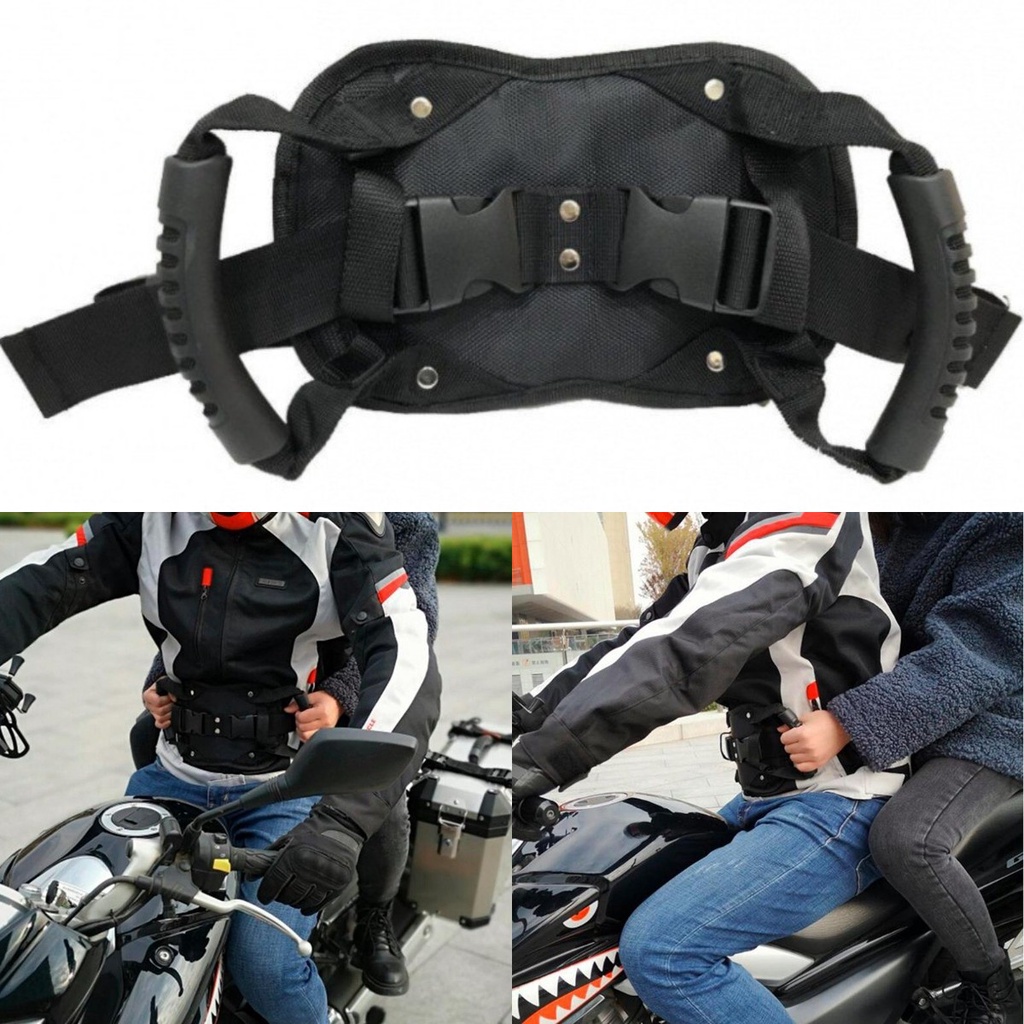 Passenger Safety Belt Handles Grips for Motorcycle Motocross ATV ...