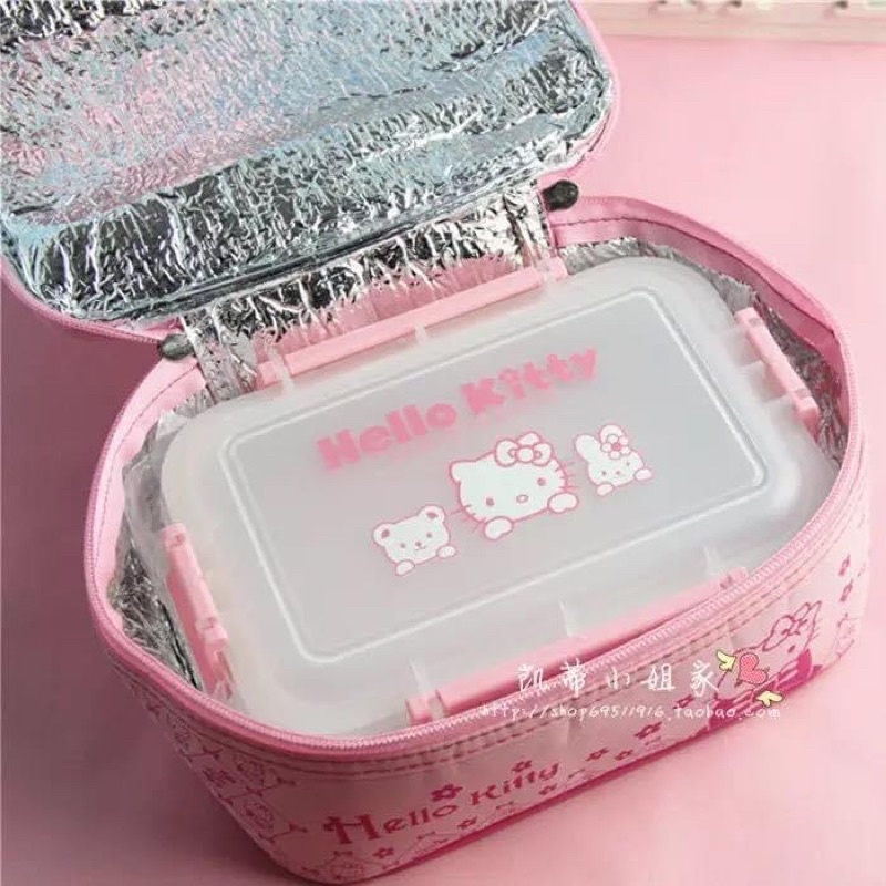 Cartoon lunch box hello kitty lunch box set ceramic | Shopee Philippines