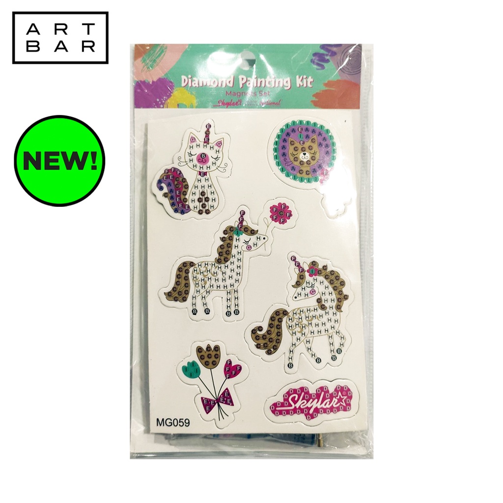 Skylar Diamond Painting - Magnet Kit Mg059 Unicorn Ndm4 - Art Bar PH ...