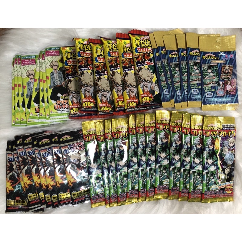 [Tanpopo] Character Card Pack mha metal , clear collection mha my hero ...