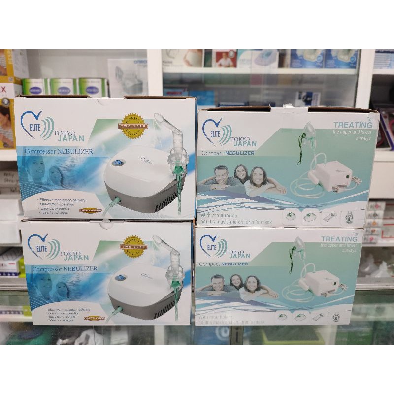 Nebulizer Machine Compressor & Compact (Elite Tokyo Japan) | Shopee ...
