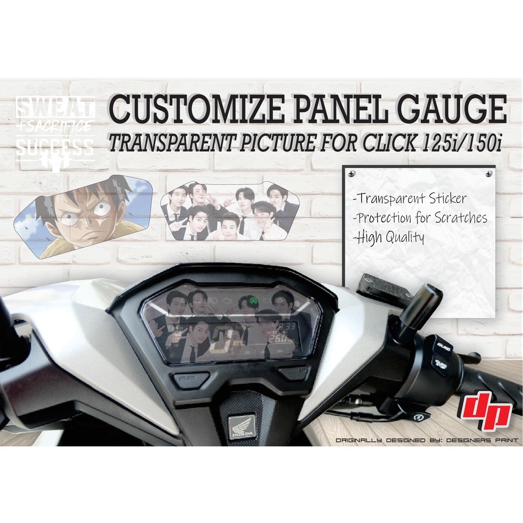 Click 125i/150i Customize Panel Gauge Design - Waterproof, Scratchproof ...
