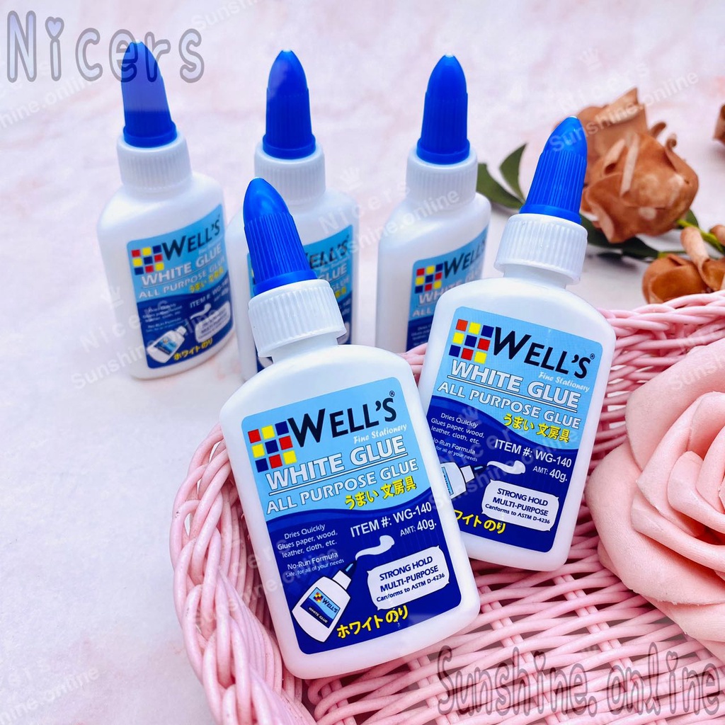 WELL'S 40g White Glue ALL Purpose Glue 1PC | Shopee Philippines