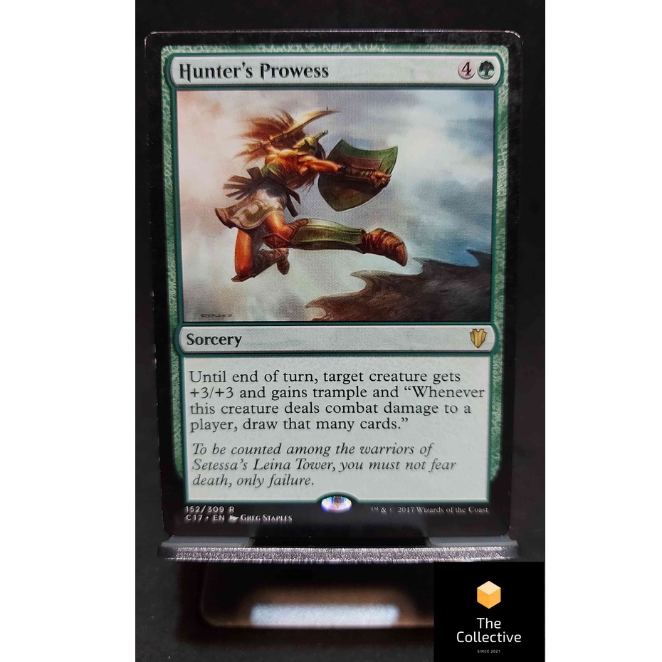 Magic the Gathering - MTG Card Game - Hunter's Prowess - C17 [GREEN ...