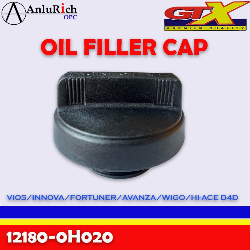 OIL FILLER CAP Toyota Innova/Vios/Fortuner/Avanza/Wigo/Hiace D4D GTX ...