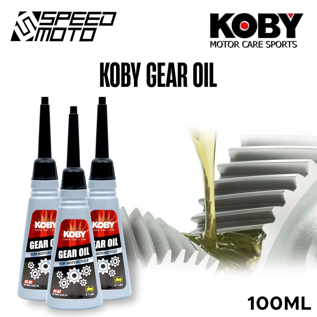 KOBY GEAR OIL for MOTORCYCLE (4T-AT) 4 STROKE GEAR OIL 0.1 Litre ...