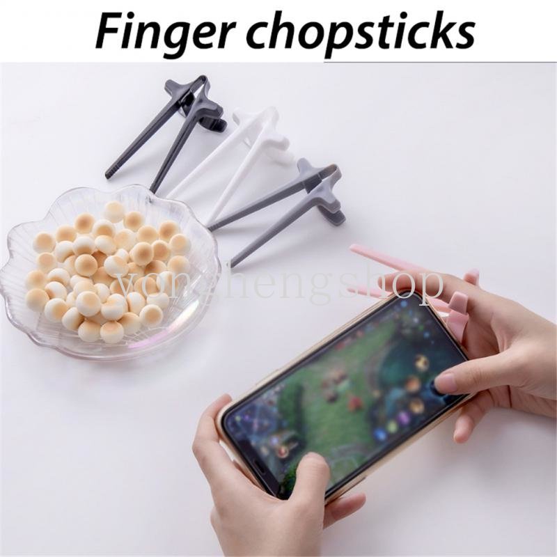 Creative Finger Chopsticks for Gamers Gaming Hands-free Snack Clips ...