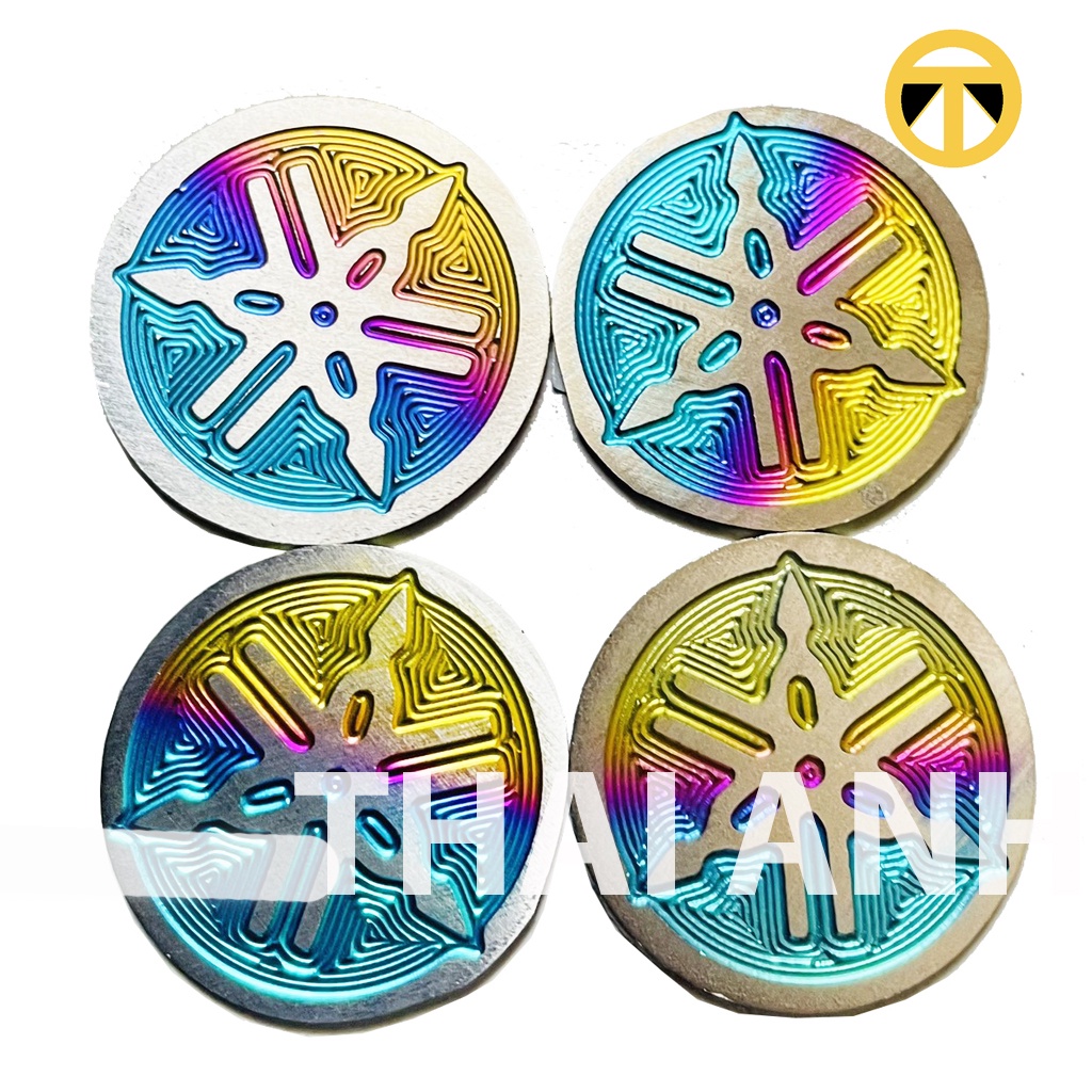 Titanium Logo Stamp Small Yamaha Model MTS Electrolytic Color | Shopee ...
