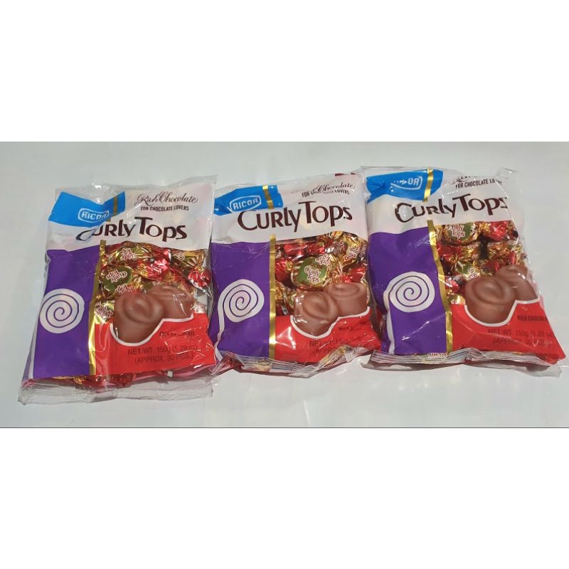 3 Pack Ricoa Curly Tops 150g | Shopee Philippines