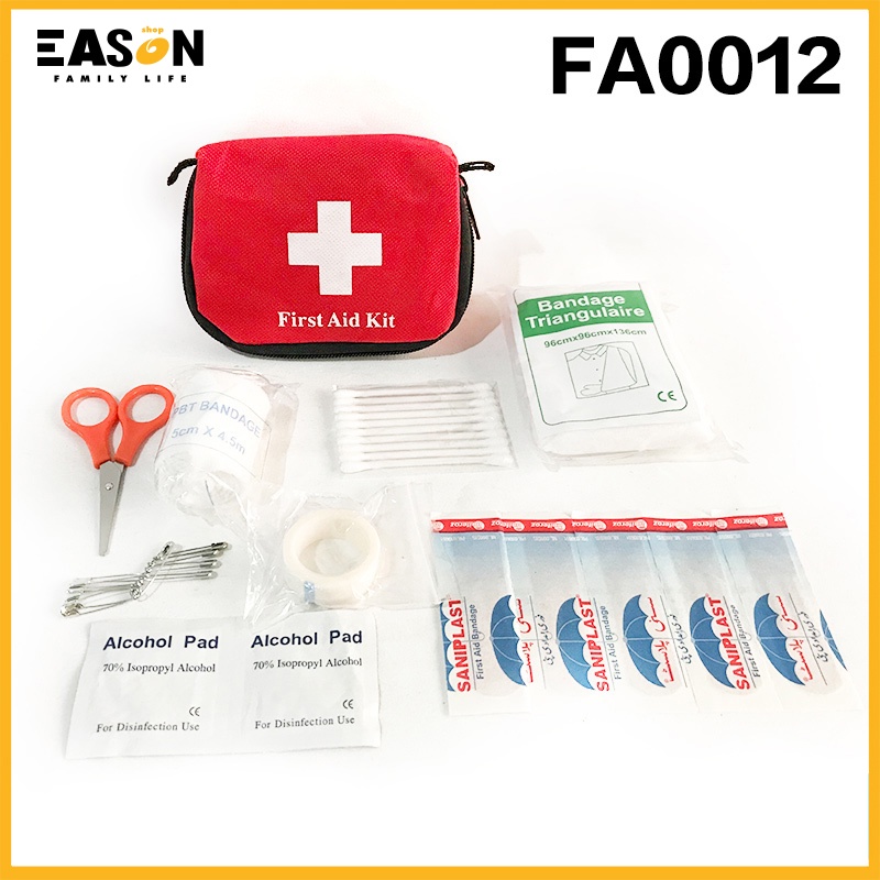 Eason First Aid Kit Set Medical Pouch Family Emergency Kit Woundplast ...