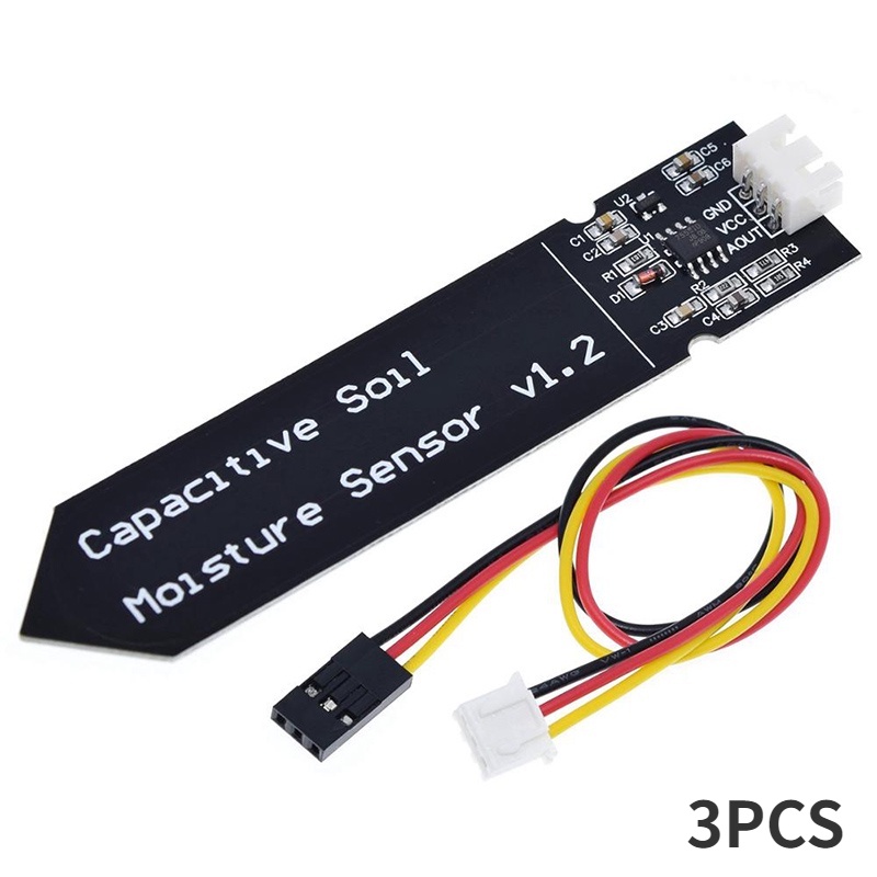 3PCS Analog Capacitive Soil Moisture Sensor V1.2 Capacitive Soil ...