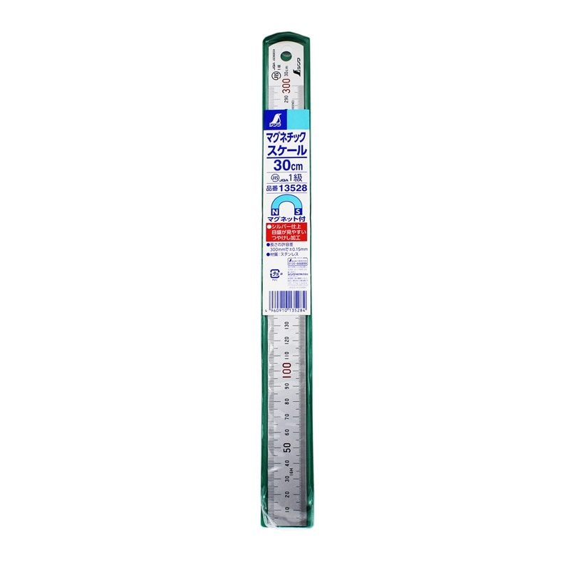 SHINWA Stainless steel ruler with Magnet 30cm 13528 ( JAPAN BRAND ...