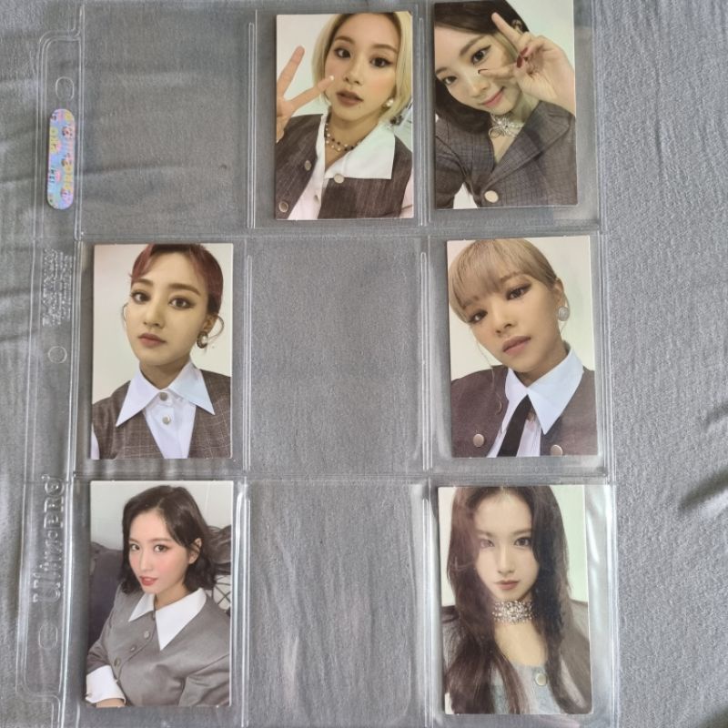 Twice Eyes Wide Open Photocard Set Selfie Selca Chaeyoung Dahyun Jihyo