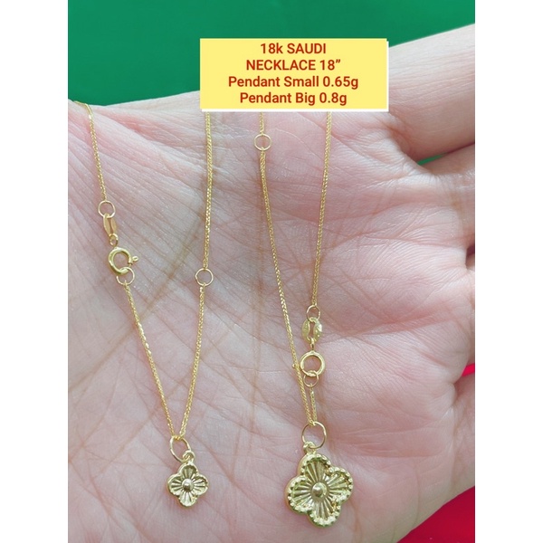 PAWNABLE 18k SAUDI GOLD NECKLACE FOXTAIL CHAIN | Shopee Philippines