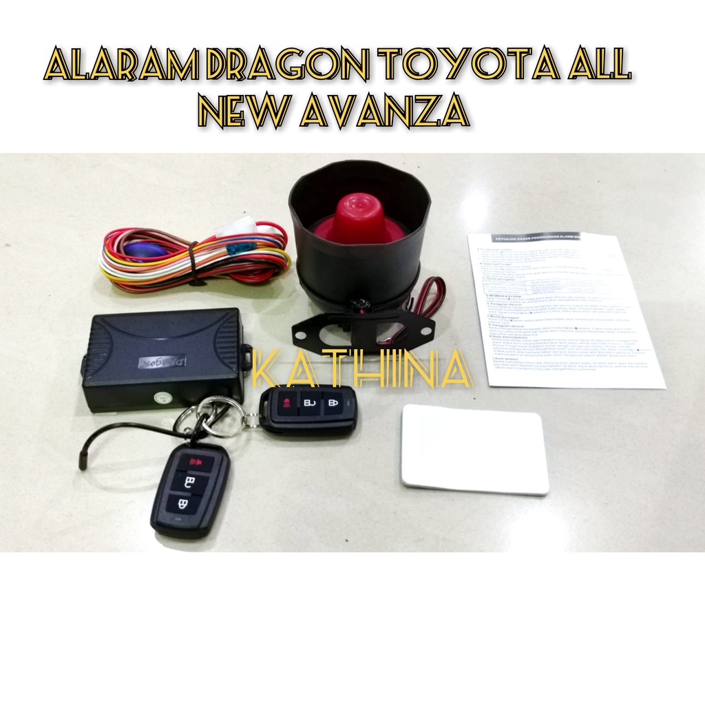 Dragon Car Alarm Toyota All New Avanza Car Alarm Key Model | Shopee ...