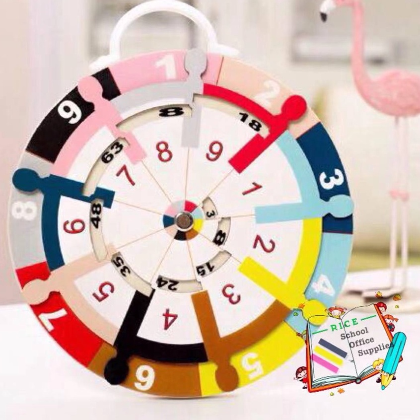 Rice Educational Wooden Toys Multifunction double-sided multiplication ...