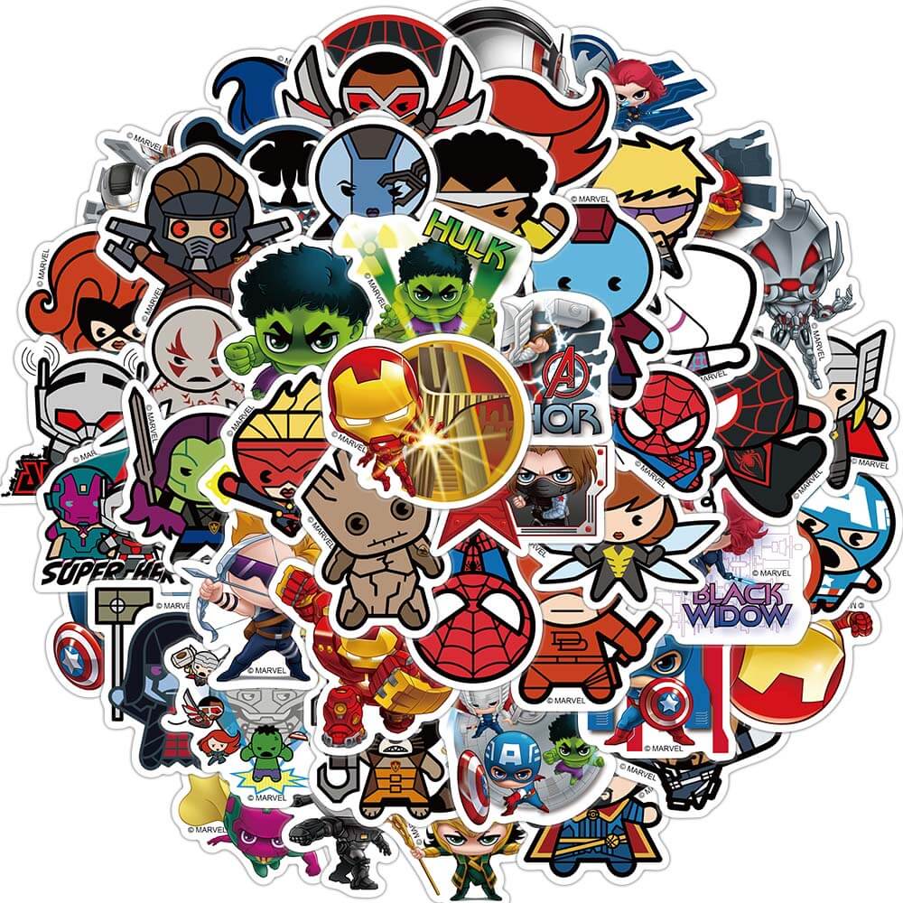 [Large stickers]100PCS Cartoon Stickers Disney hero stickers Children's ...
