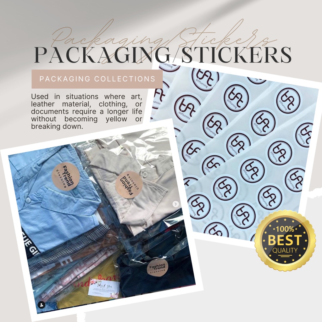 216pcs Brand/Business Packaging Sticker Seals | Shopee Philippines