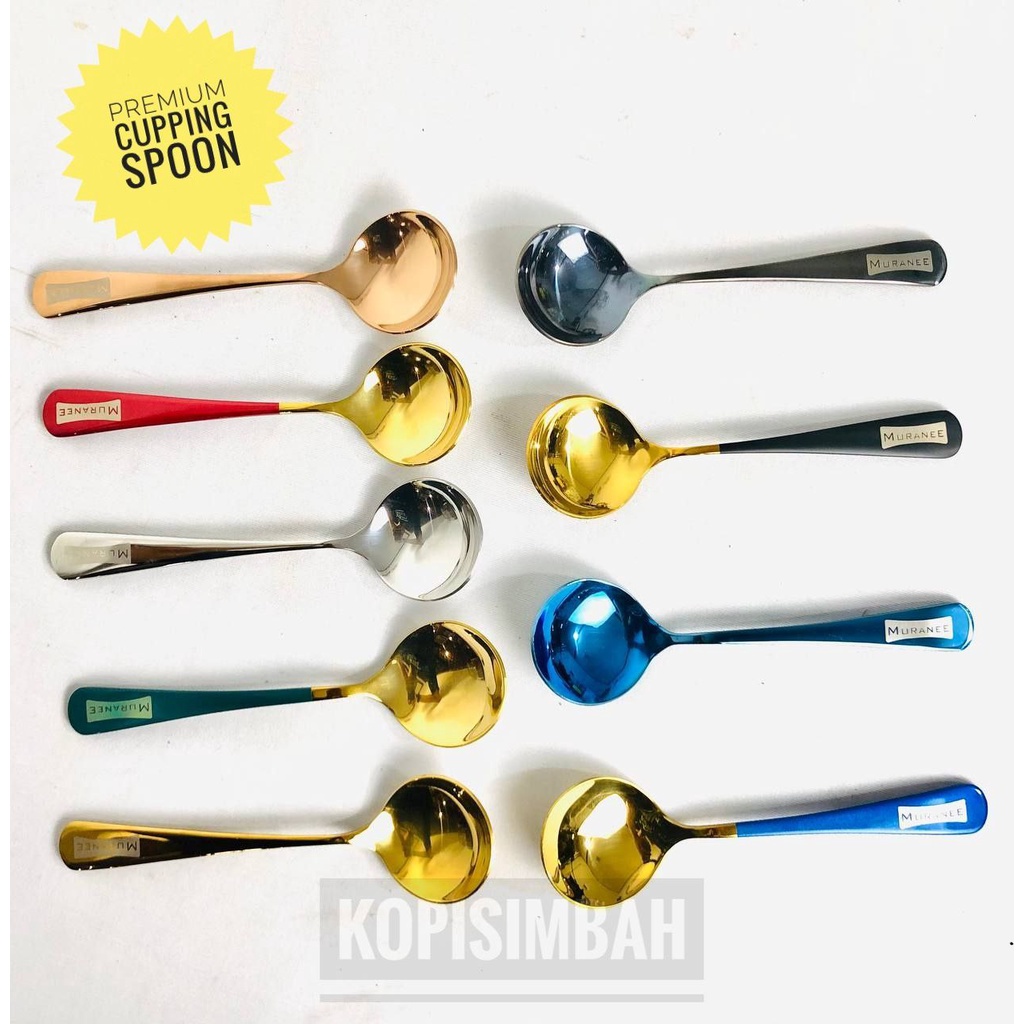 Muranee Stainless Steel Coffee Cupping Spoon Stainles Coffee Cupping ...