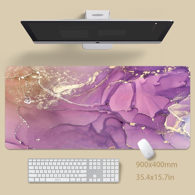 Mouse Pad Marble Large Gamer Mousemats Keyboard Mat XXXL Mouse Mat ...