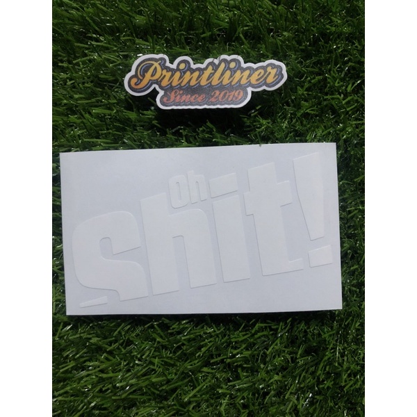 STICKER DECALS FOR MOTORCYCLE V2 OH SHIT,NUFFSAID,FIVE SIX MAFIA,CHEESE ...