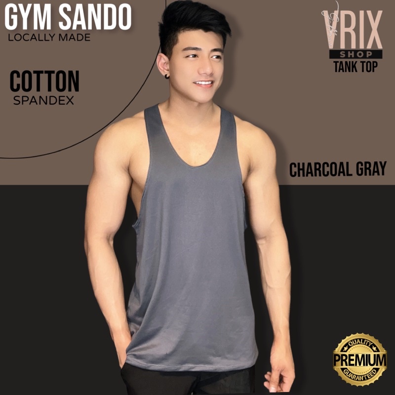 PLAIN GYM SANDO FOR MEN AND WOMEN(IMPROVED) | Shopee Philippines