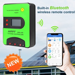 GCSOAR 15A 20A 30A 40A Bluetooth WIFI 12V 24V auto Lead-acid lithium MPPT solar charge ...