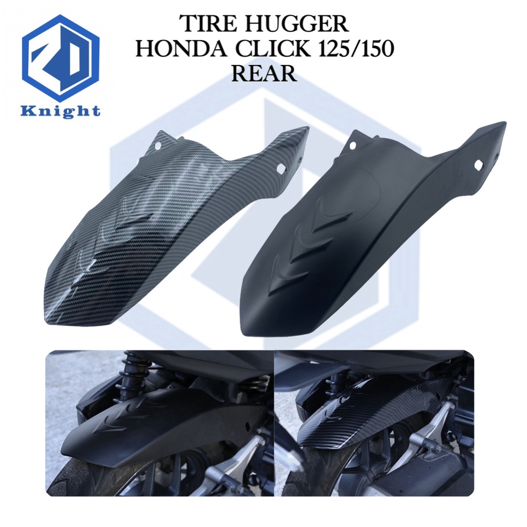 Knight Motorcycle Tire hugger for Honda Click 125/150 Rear Tire Hugger ...