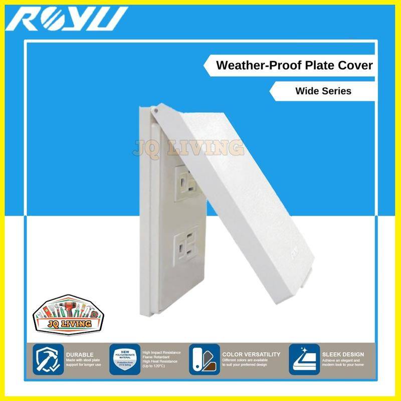 Royu Weather-Proof Plate Cover Slim Type Wide Series RWP6 ELECTRICAL ...