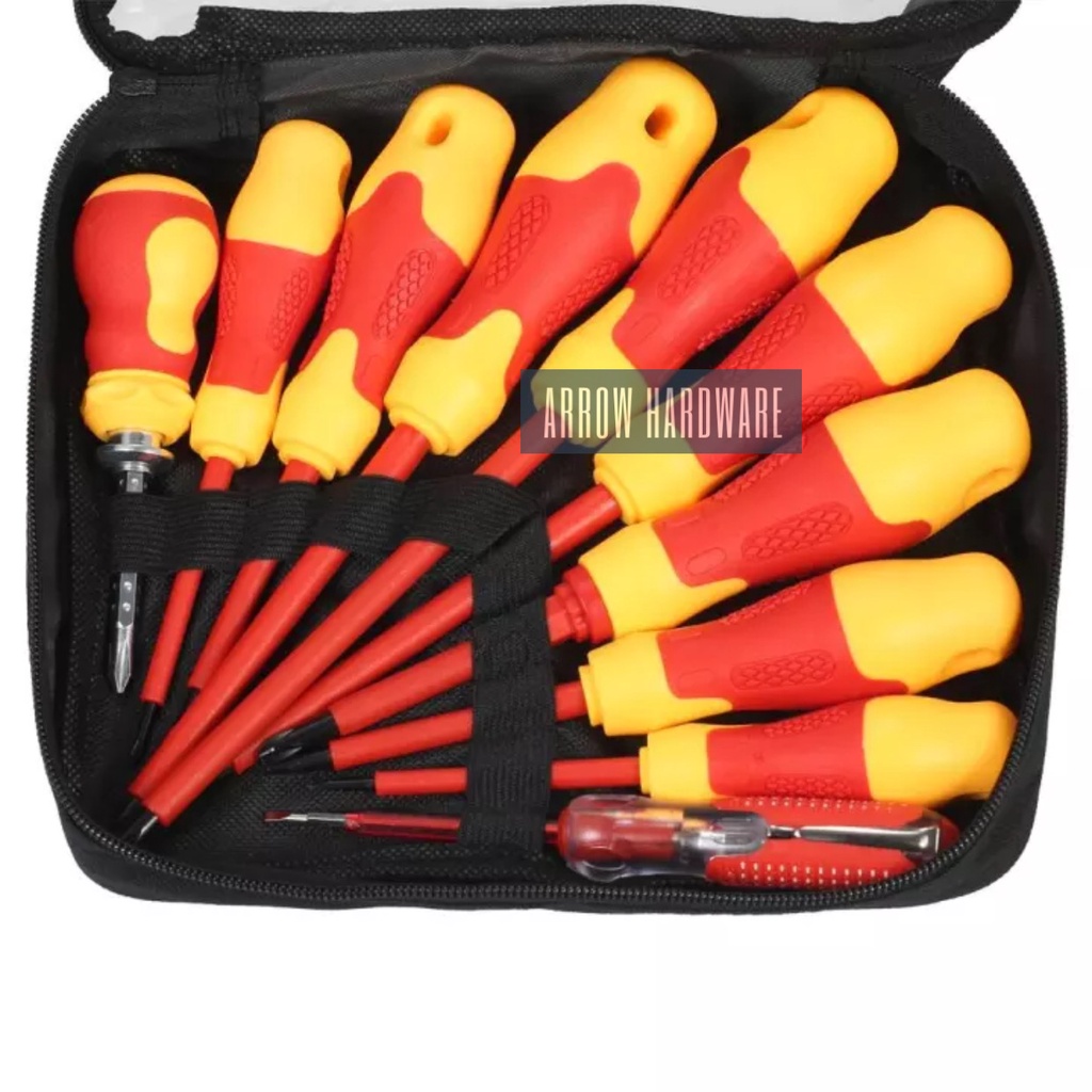 7/10pcs 1000V Insulated Screwdriver Set with Magnetic Slotted and ...