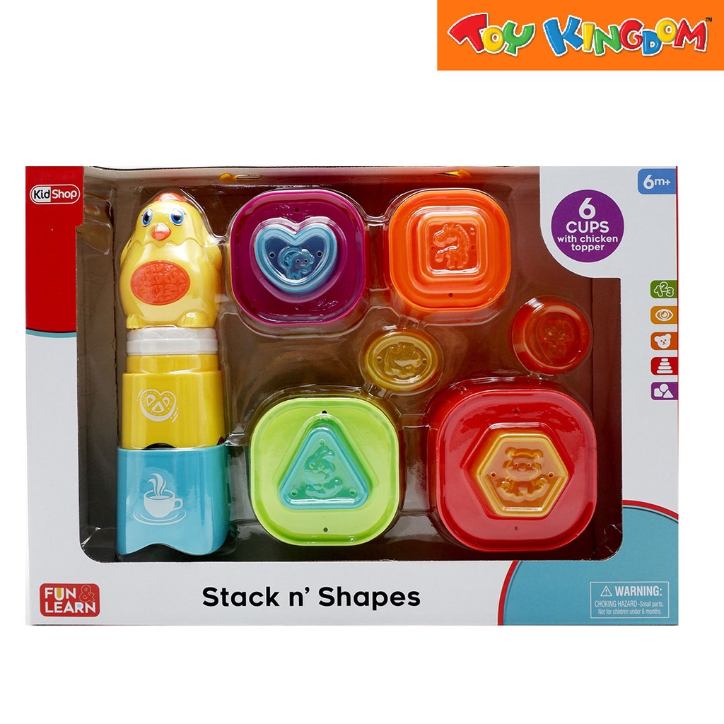 KidShop Fun 'n Learn Stack 'n Shapes Playset | Shopee Philippines