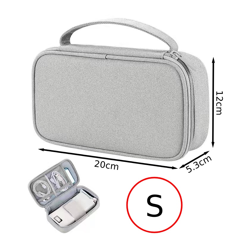 Portable Cable Bag Organizer Digital Charger Gadget Power Bank ...
