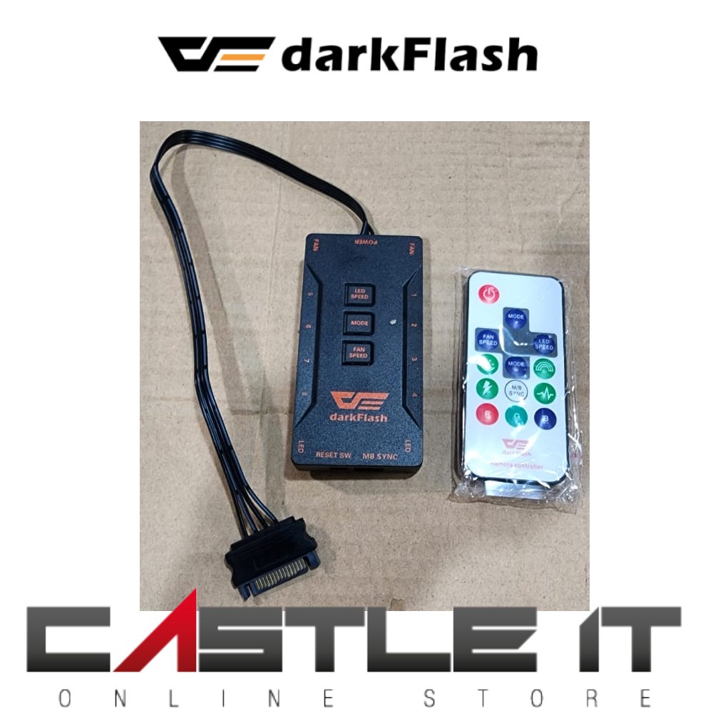 AIGO DARKFLASH FAN HUB CONTROLLER For DR12 PRO ARGB RGB | Shopee ...