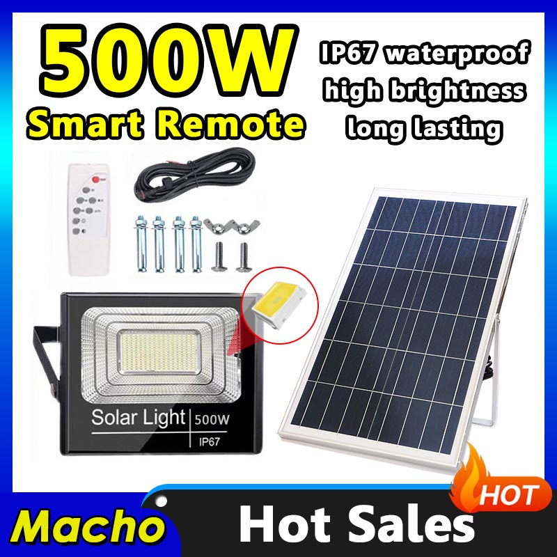 solar light 500W solar lights outdoor waterproof led solar flood light ...