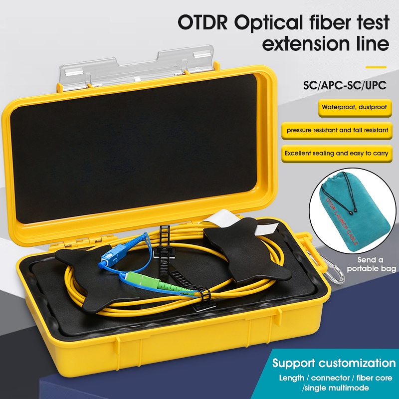 OTDR Fiber Optic Tester SC / UPC-SC/APC Test Extension Bridge Single ...