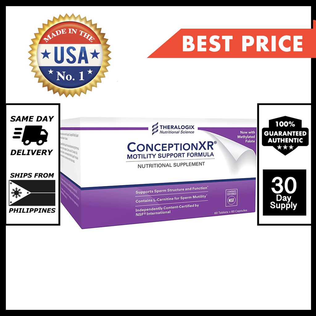 ConceptionXR Motility Support Male Fertility Supplements with ...