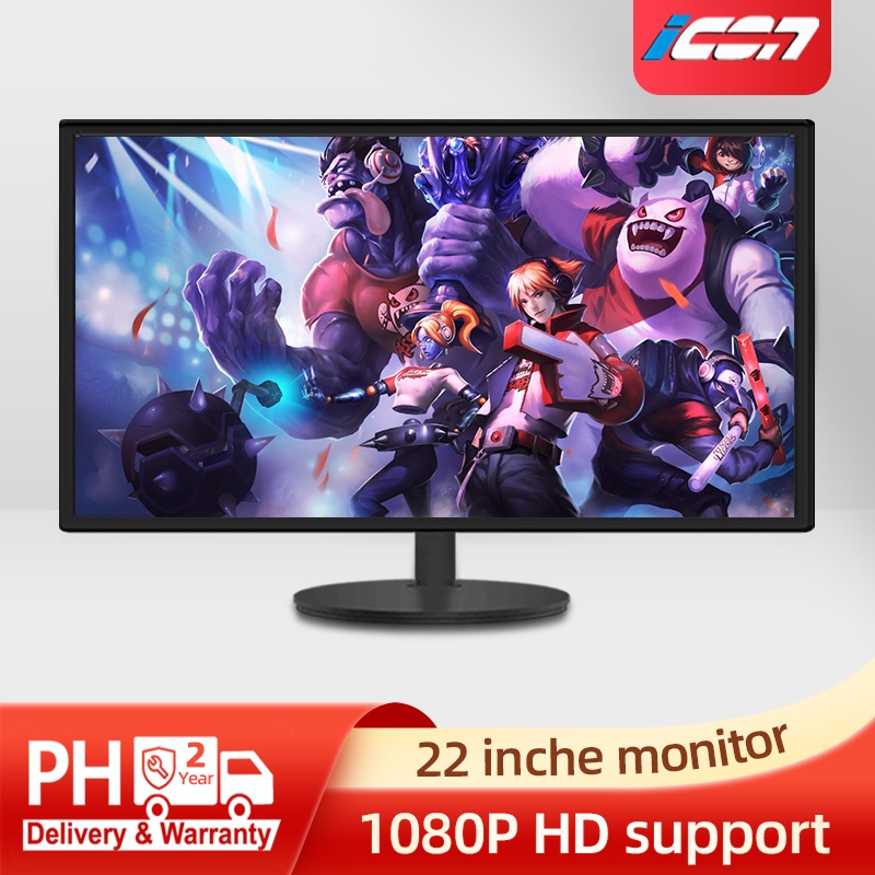 ICON Monitor 17/19/22/24/27 Inch LED Rimless HDMI VGA Brand New ...